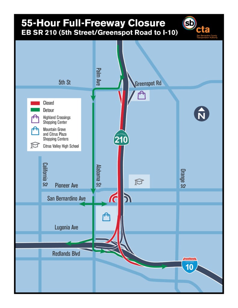 SR 210 Lane Addition/Base Line Interchange - SBCTA